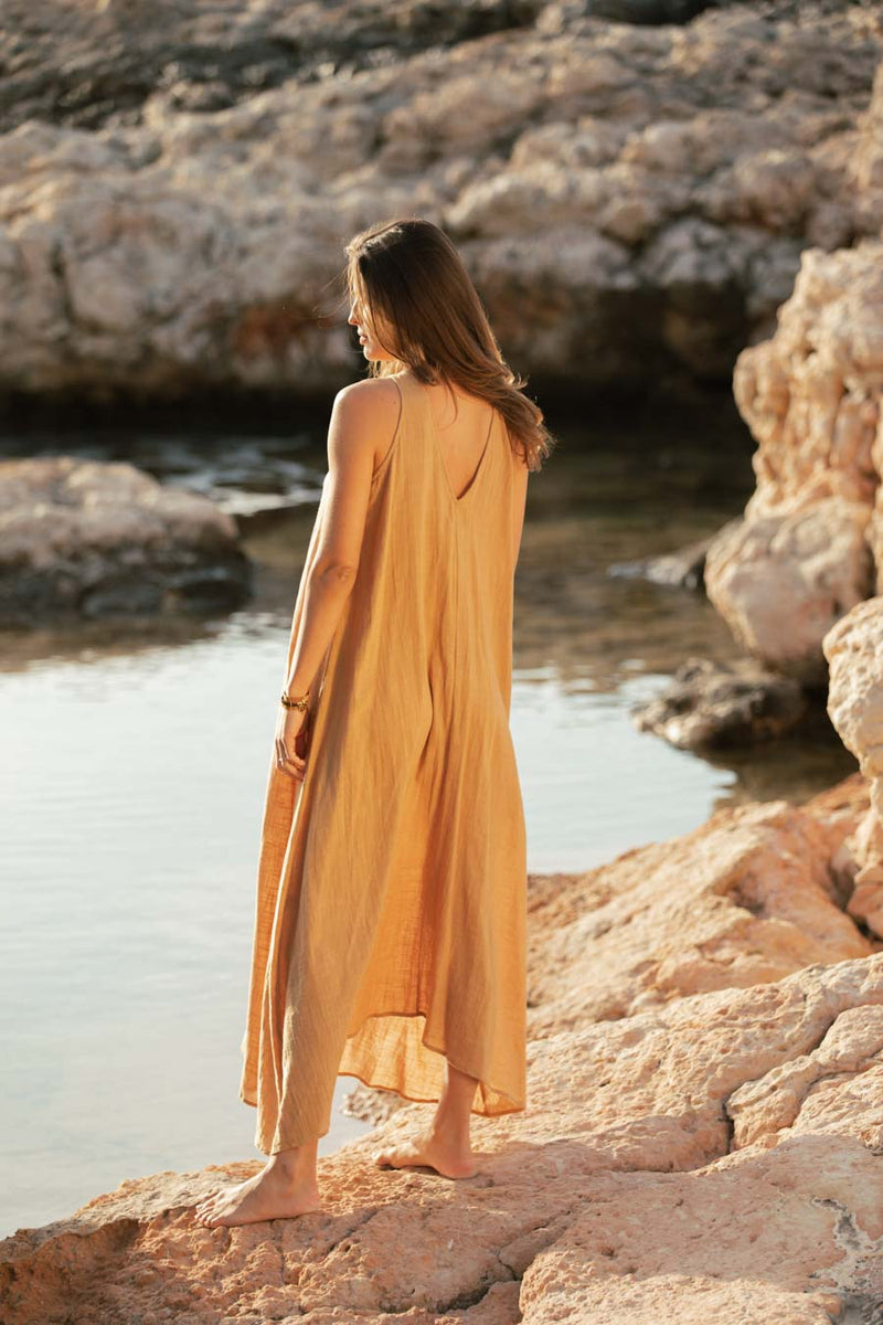 KAYA MACRAME MAXI DRESS MANGO MOJITO – hanamer